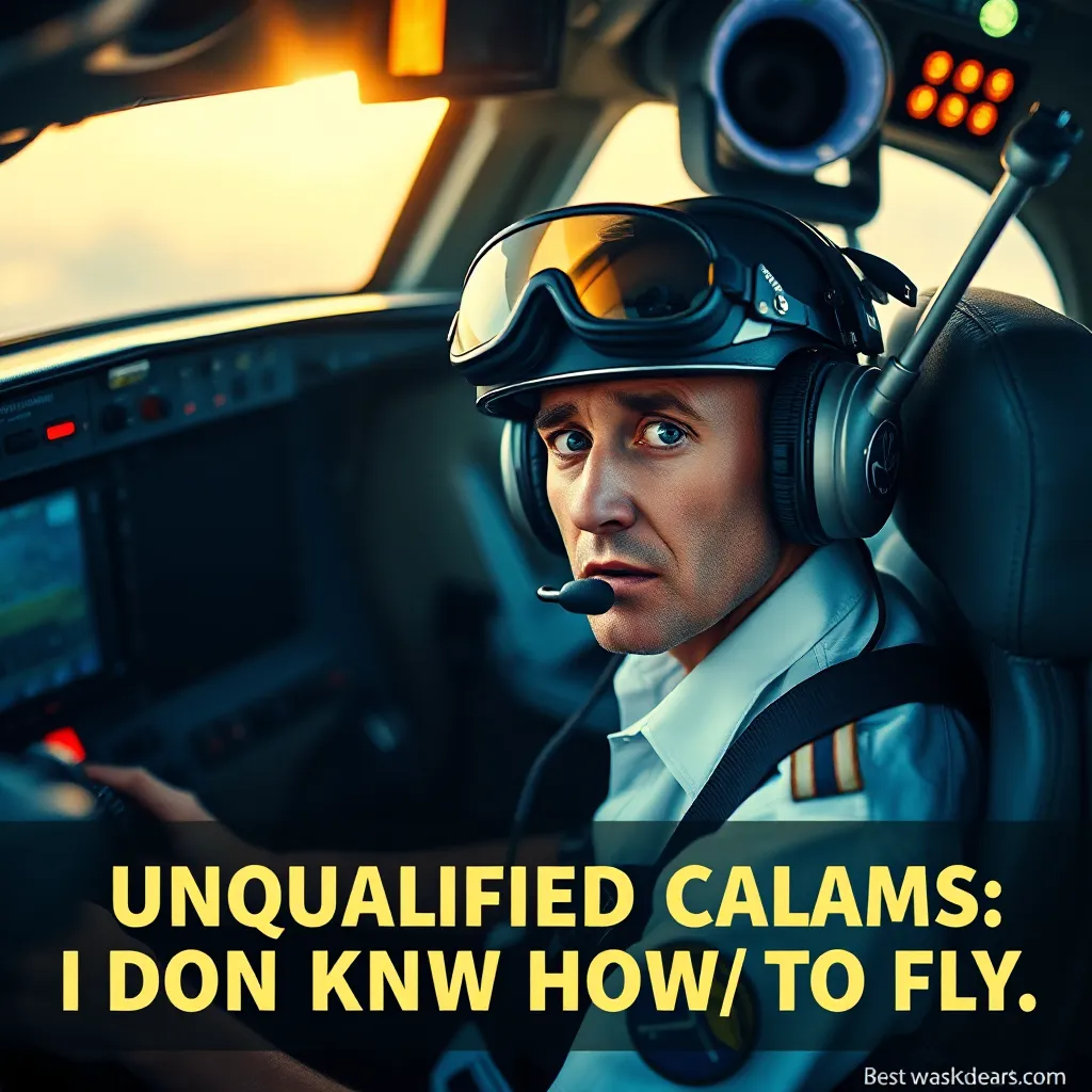 Unqualified Pilot Claims: I Don't Know How to Fly : LevelUpTalk