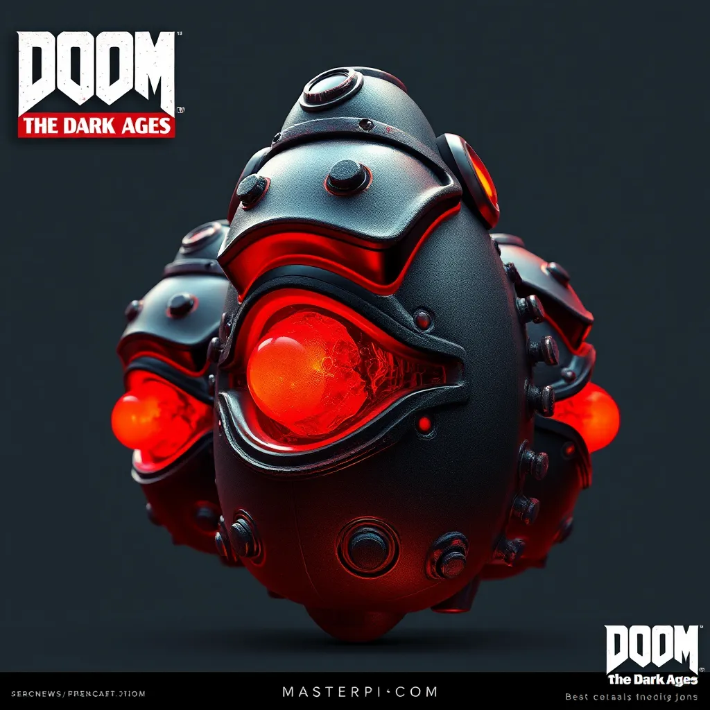 Unused Buff Pods Concept Art from Doom The Dark Ages : LevelUpTalk