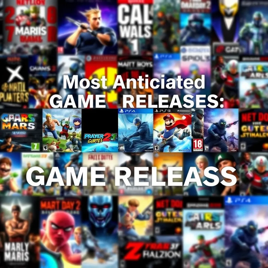 Most Anticipated Game Releases: What's Your Pick? : LevelUpTalk