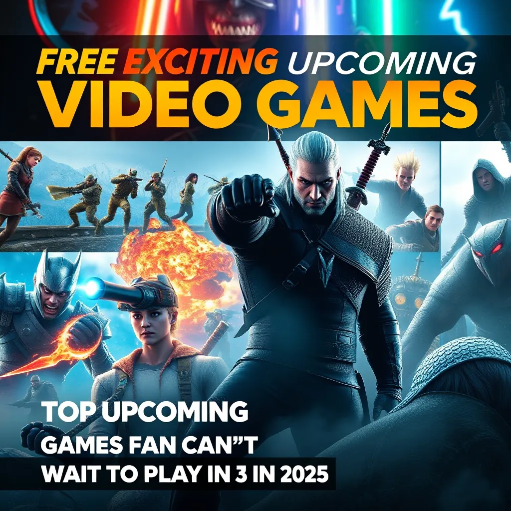Top Upcoming Games Fans Can't Wait to Play in 2025 : LevelUpTalk