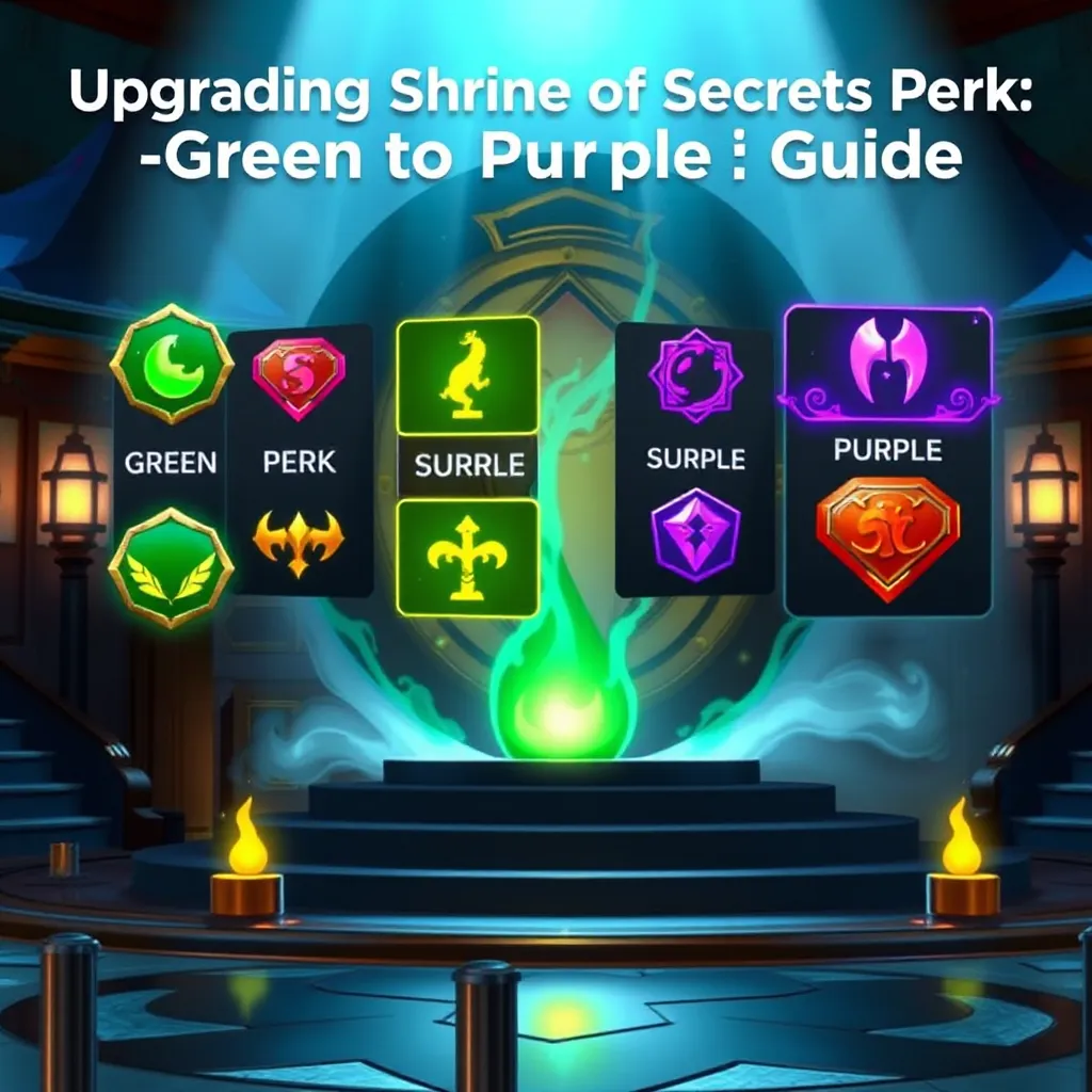 Upgrading Shrine of Secrets Perk: Green to Purple Guide : LevelUpTalk