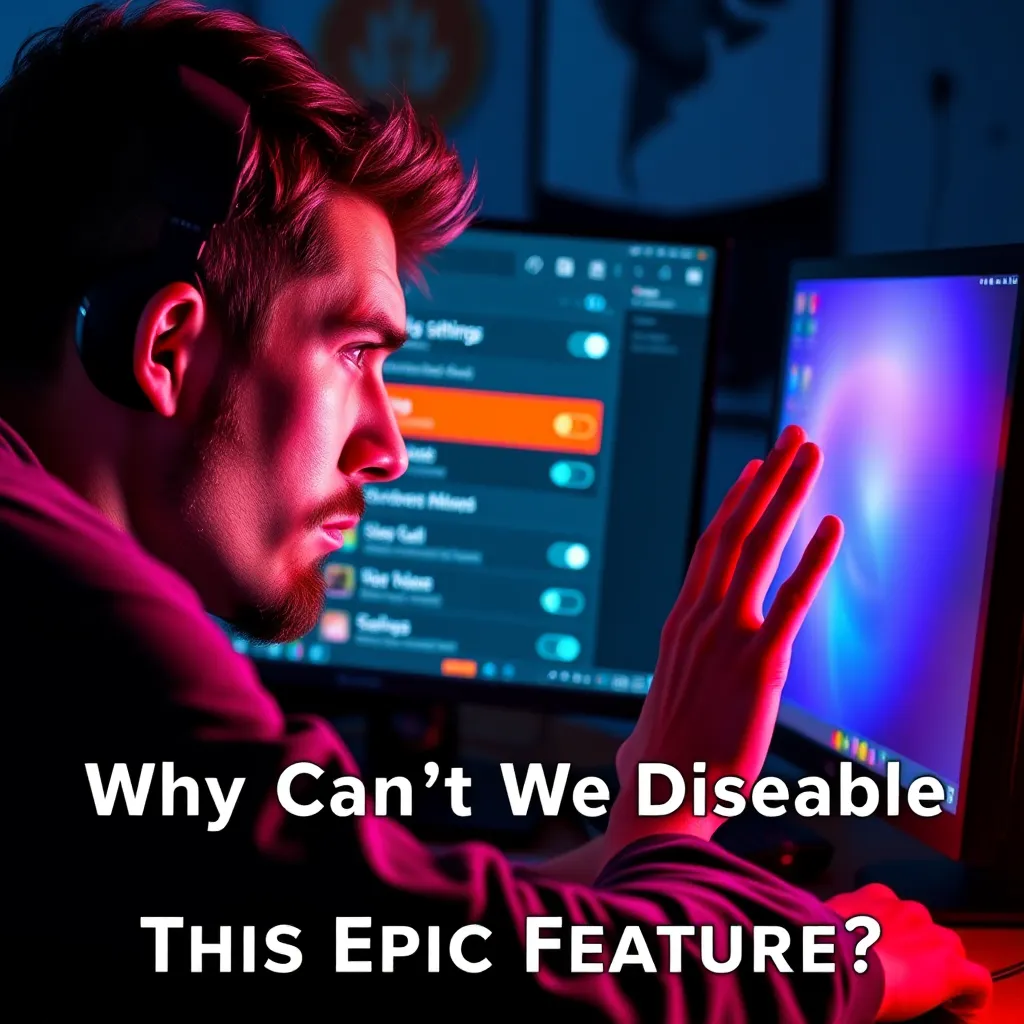 Why Can't We Disable This Epic Feature? : LevelUpTalk