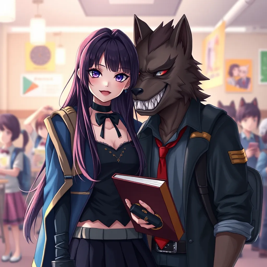 Exploring the Visual Novel with Vampire and Werewolf Characters ...