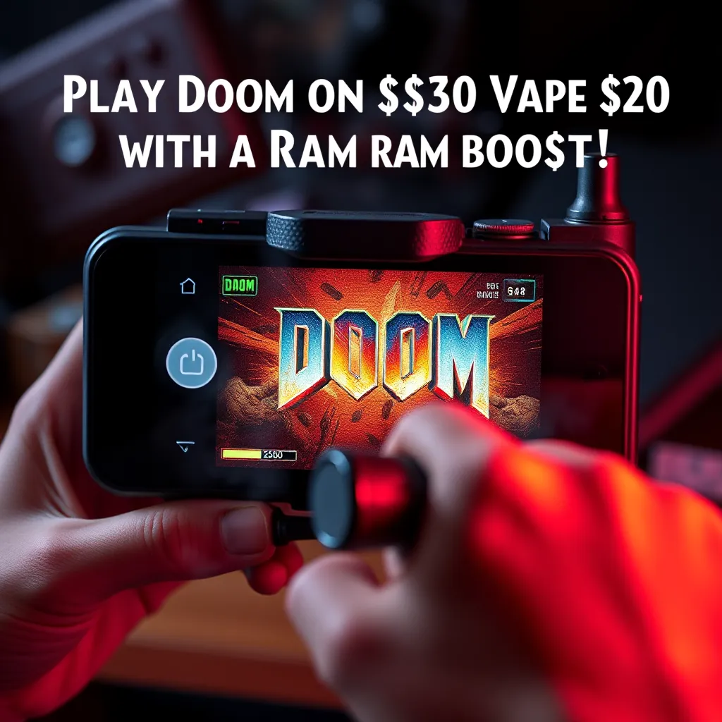 Play Doom on a $30 Vape with a Quick RAM Boost : LevelUpTalk