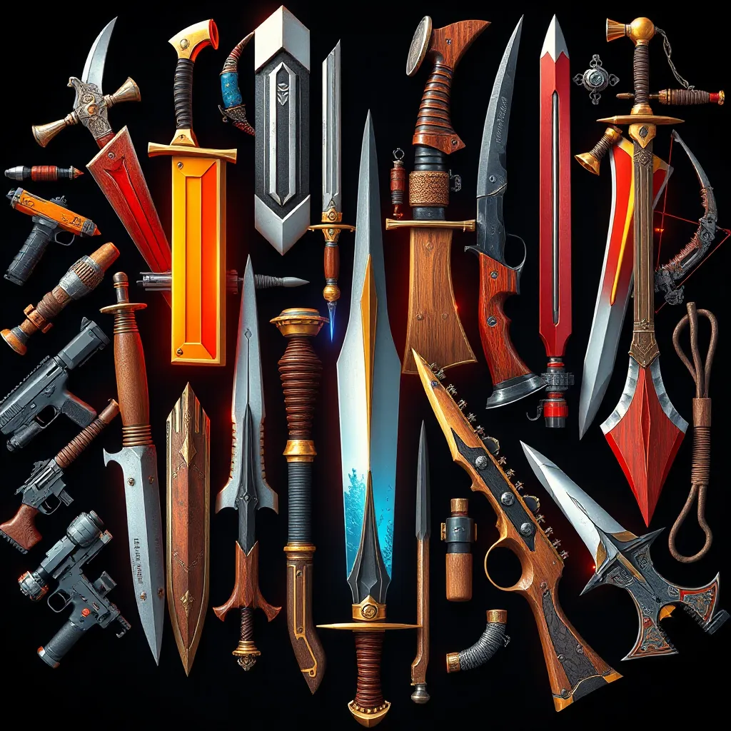 Explore Games with a Wild Array of Weapons : LevelUpTalk