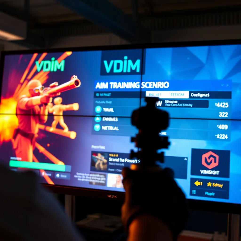 Exploring Guides for VDIM Aim Training Scenarios : LevelUpTalk