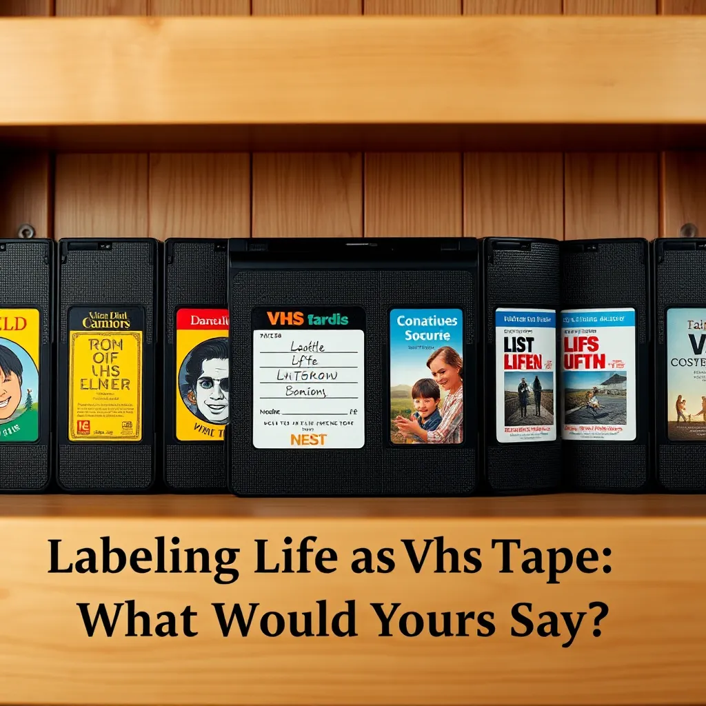 Labeling Life as a VHS Tape: What Would Yours Say? : LevelUpTalk