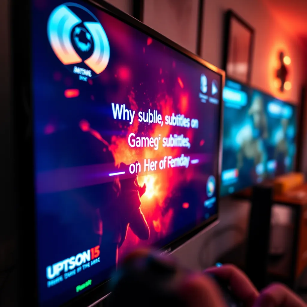 Why Are Game Subtitles On By Default? Here's the Truth : LevelUpTalk