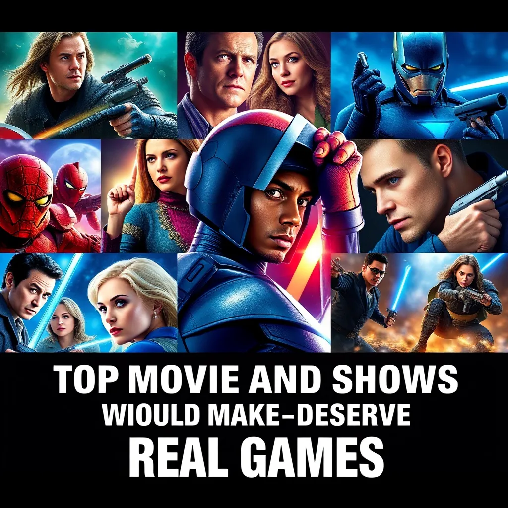 Top Movies and Shows That Deserve Real Games : LevelUpTalk