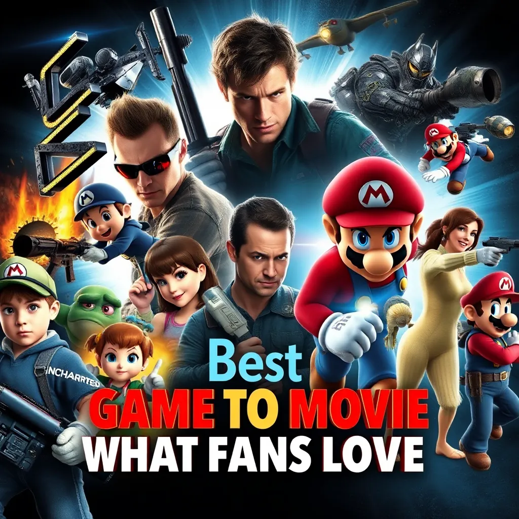 Best Game to Movie Adaptations: What Fans Love : LevelUpTalk