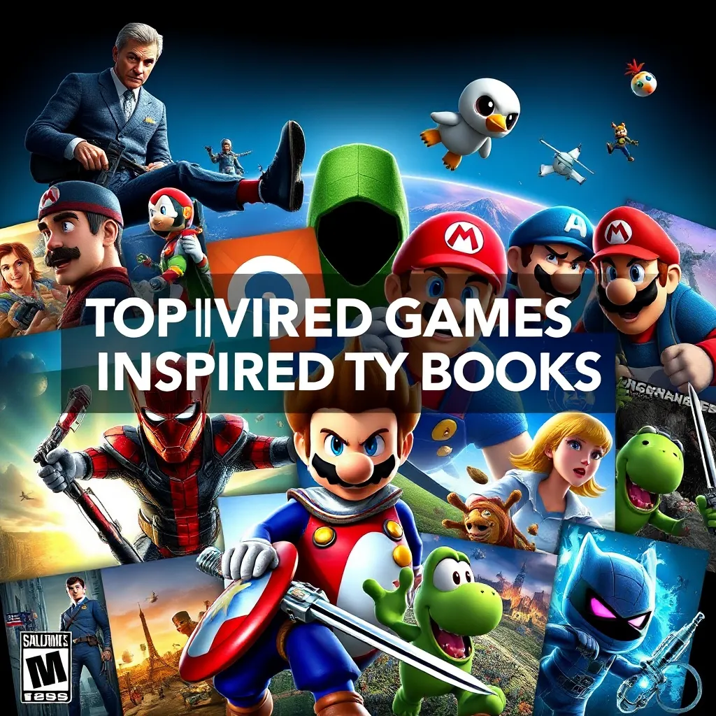 Top Video Games Inspired by Books You Should Play : LevelUpTalk