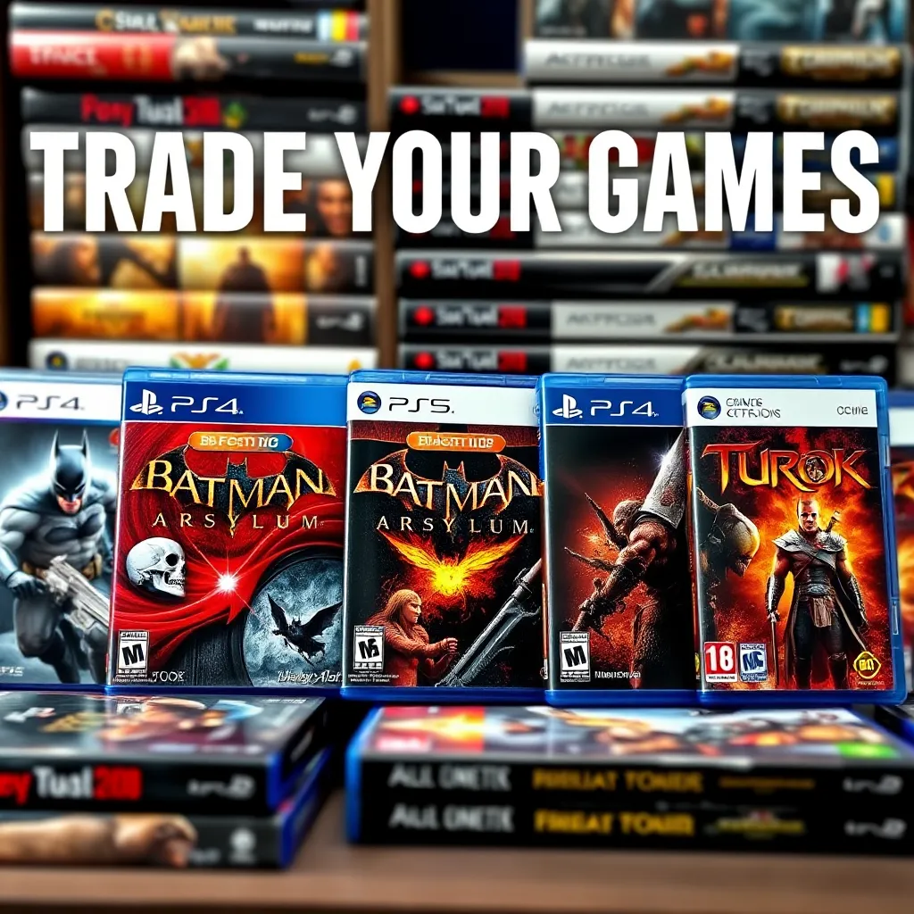 Trade Your Games: Arkham Asylum, Turok, WH40K Boltgun : LevelUpTalk