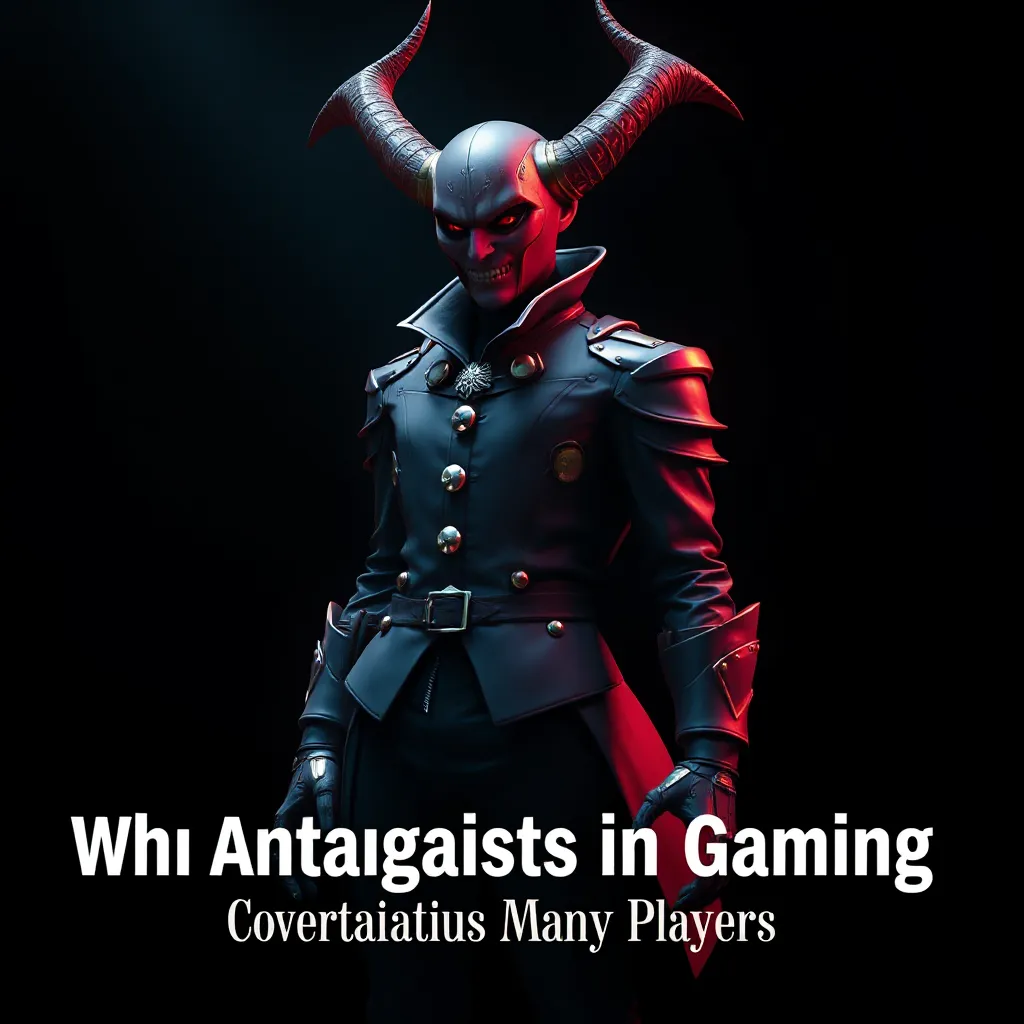 Why Antagonists in Gaming Captivate Many Players : LevelUpTalk