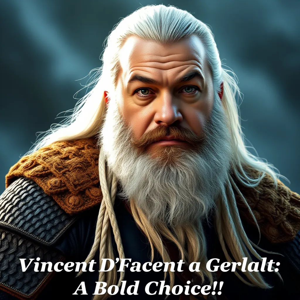 Casting Vincent D'Onofrio as Fat Geralt: A Bold Choice : LevelUpTalk