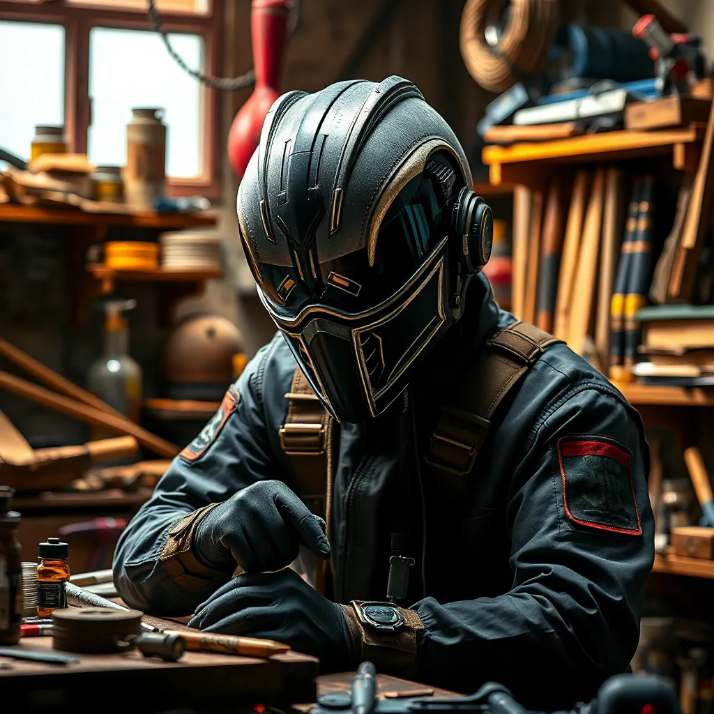 Crafting Viper's Helmet: A Pilot's Ambitious Journey : LevelUpTalk