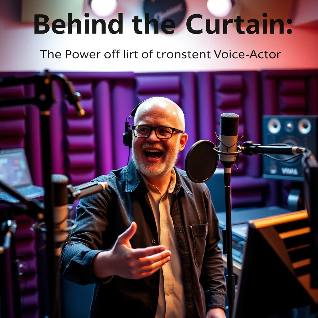 Behind the Curtain: The Power of a Consistent Voice Actor : LevelUpTalk