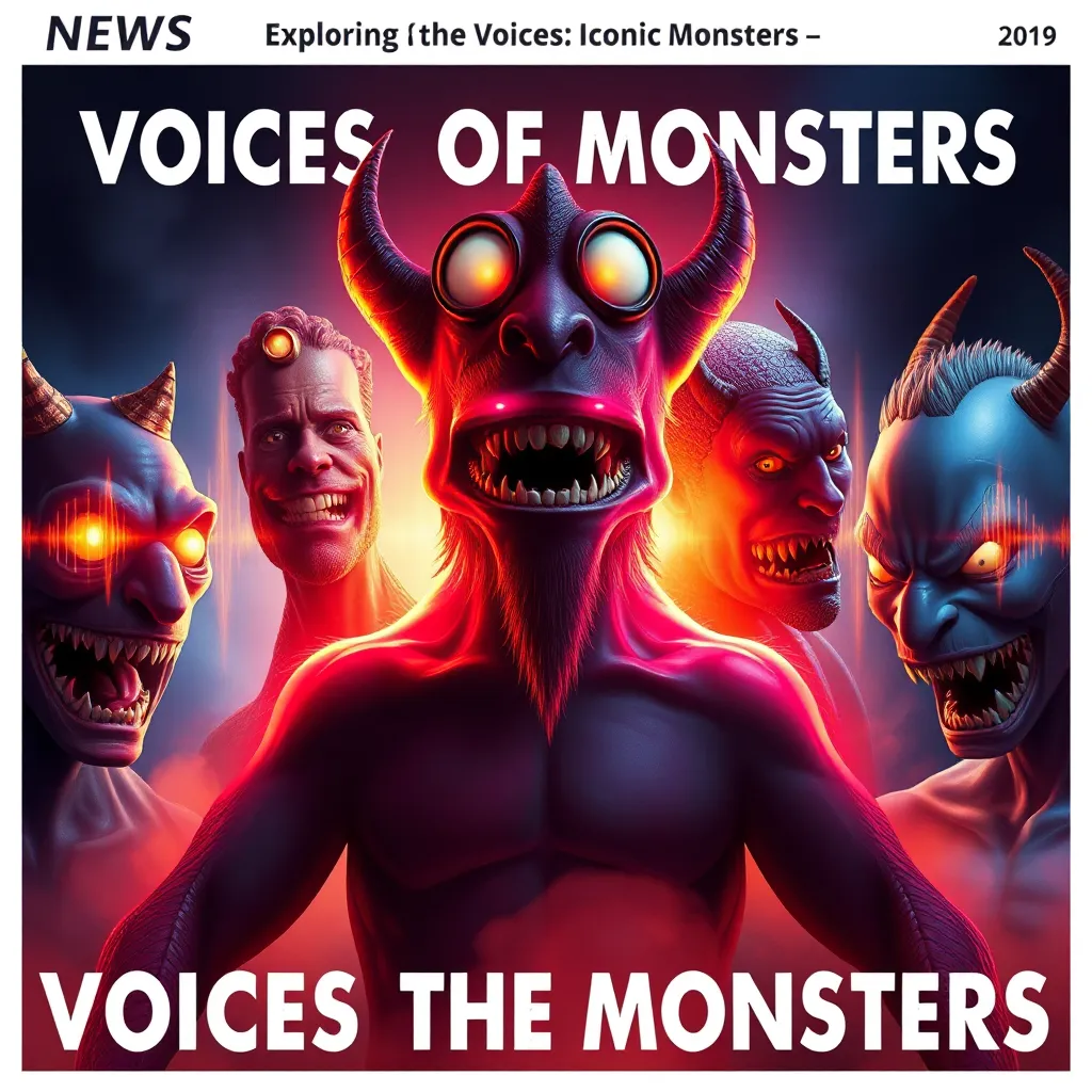 Exploring the Voices Behind Iconic Monsters in Media : LevelUpTalk