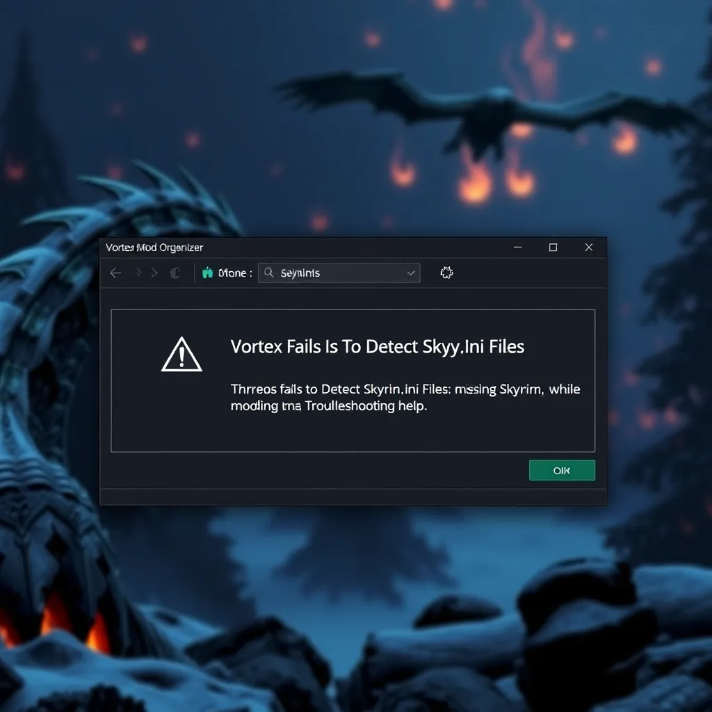 Vortex Fails to Detect Skyrim.ini Files: Troubleshooting Help : LevelUpTalk