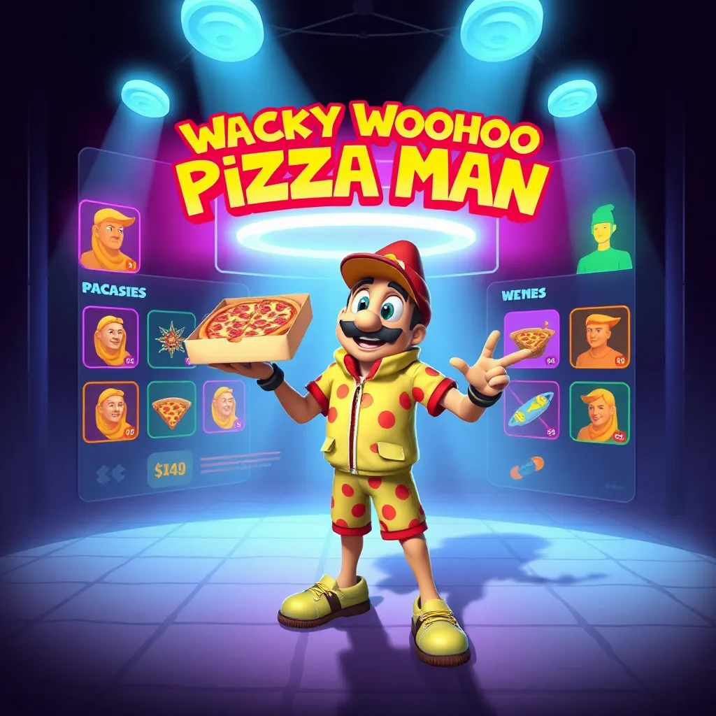 Wacky Woohoo Pizza Man: New Character Customization Feature : LevelUpTalk