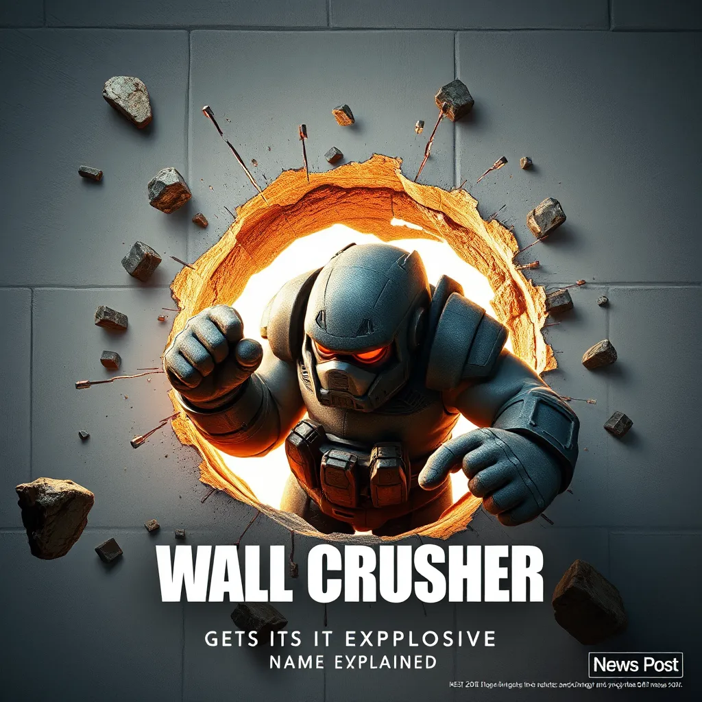 Why Wall Crusher Gets Its Explosive Name Explained : LevelUpTalk