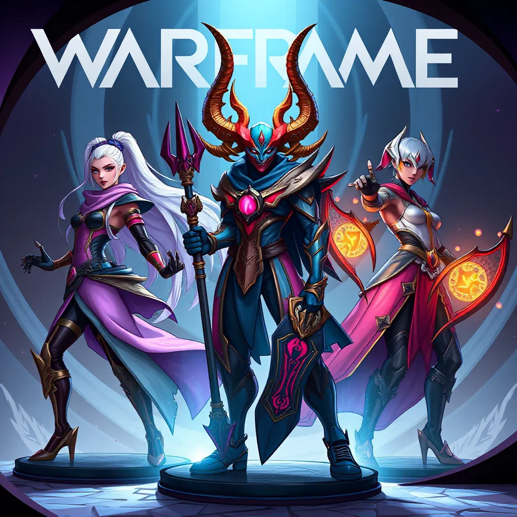 Explore Warframe Characters as DND Figures: Protea, Sevagoth, Gyre ...