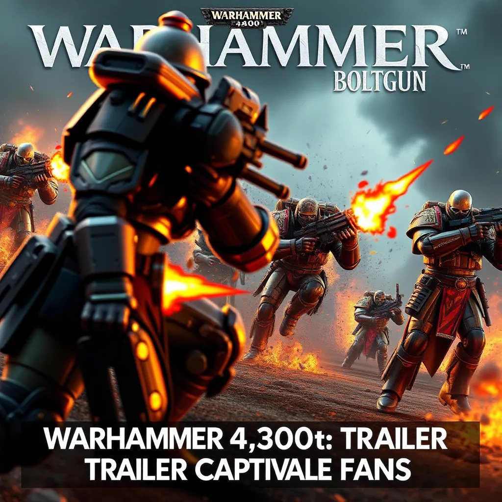 Warhammer 40,000: Boltgun 2 Trailer Captivates Fans : LevelUpTalk