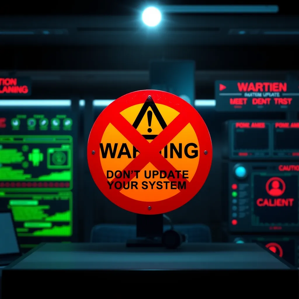 Warning: Don't Update Your System Now! : LevelUpTalk