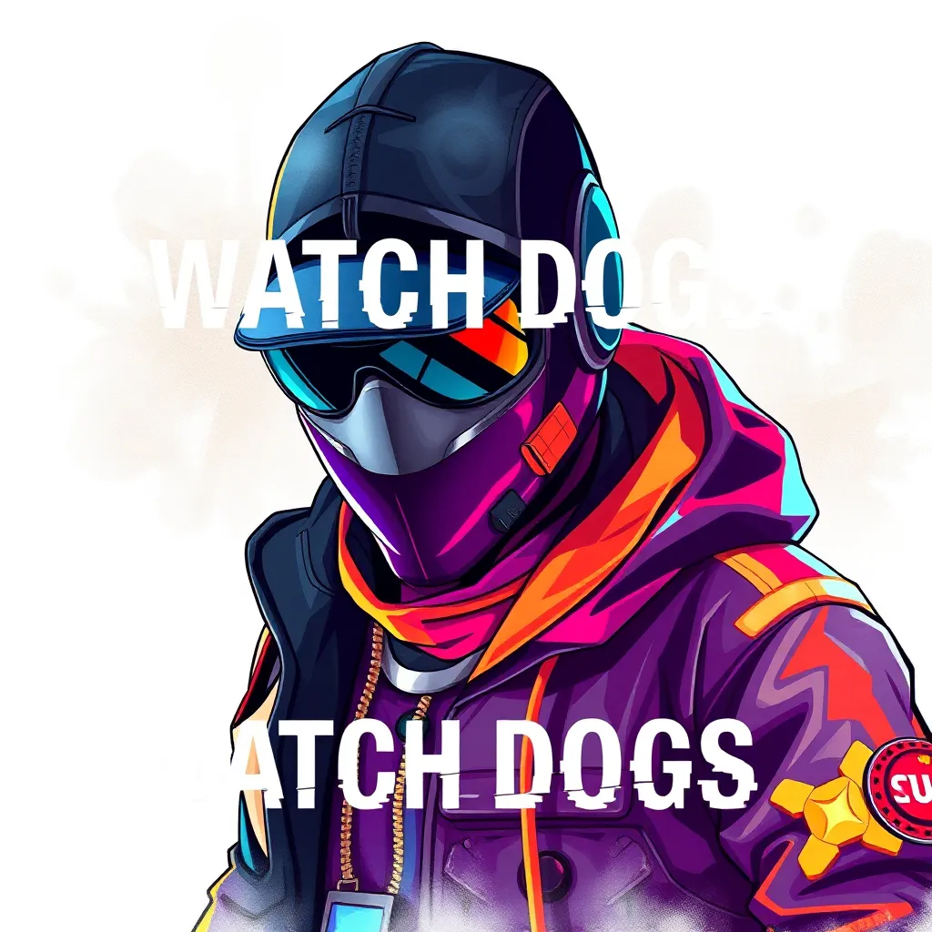 Custom Watch Dogs Character Art Drawn for Fan : LevelUpTalk