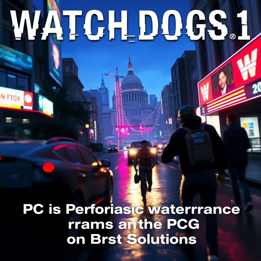 Watch Dogs 1 Performance Issues on PC and Solutions : LevelUpTalk