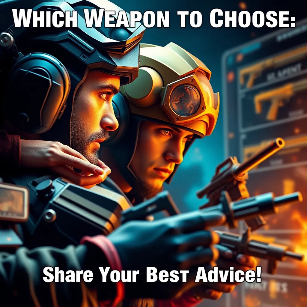 Which Weapon to Choose? Share Your Best Advice! : LevelUpTalk