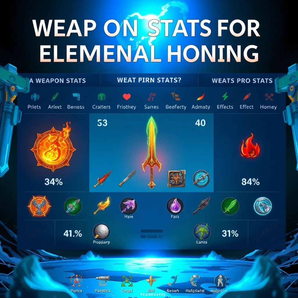 Weapon Stats Needed for Last Thursday's Elemental Honing : LevelUpTalk