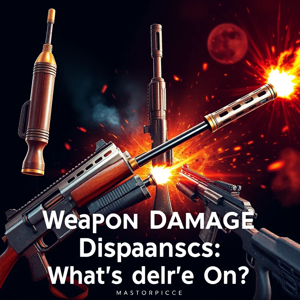 Weapon Damage Discrepancies: What's Going On? : LevelUpTalk