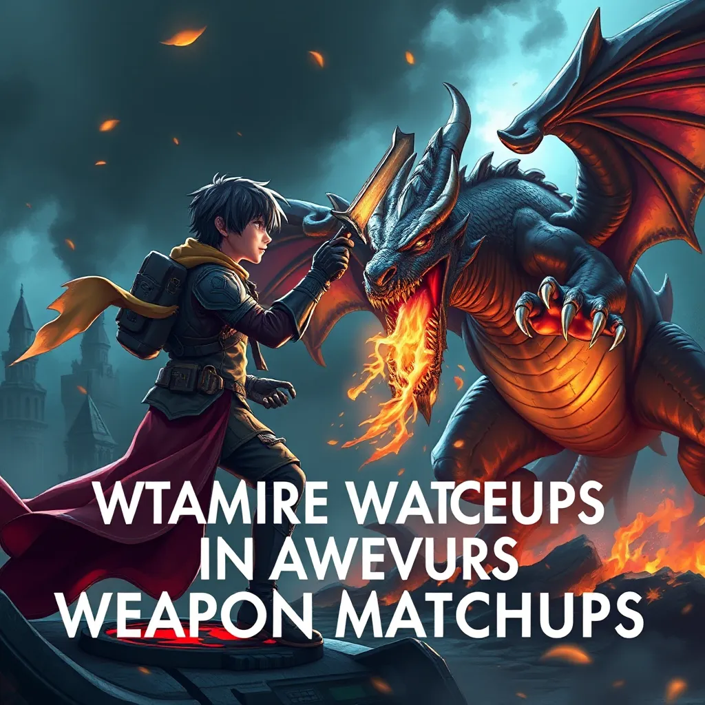 Mastering Weapon Matchups: Best Strategies for Success : LevelUpTalk