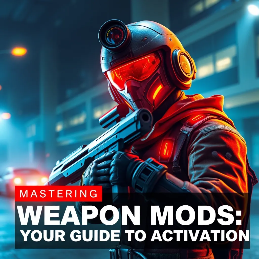 Mastering Weapon Mods: Your Guide to Activation : LevelUpTalk
