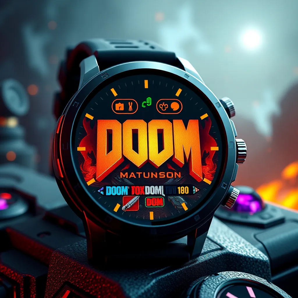 Exciting Wear OS Watchface for DOOM Fans Unleashed! : LevelUpTalk