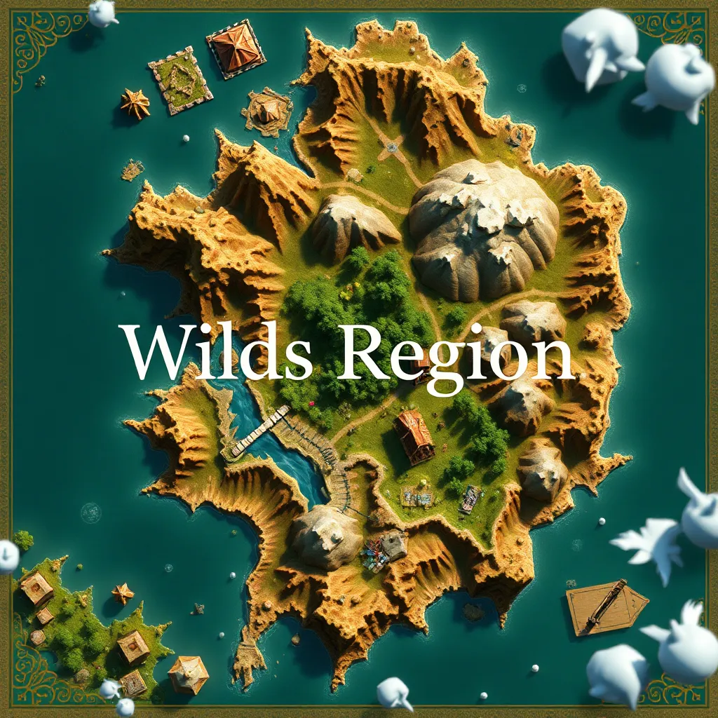 Updated Wilds Region Map Now Available in True Scale! : LevelUpTalk