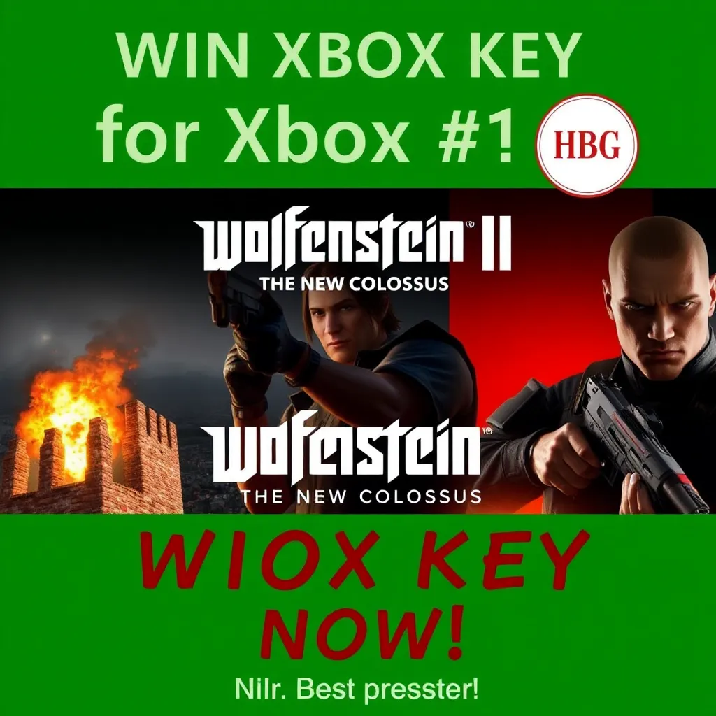 Win Wolfenstein II: The New Colossus Xbox Key Now! : LevelUpTalk