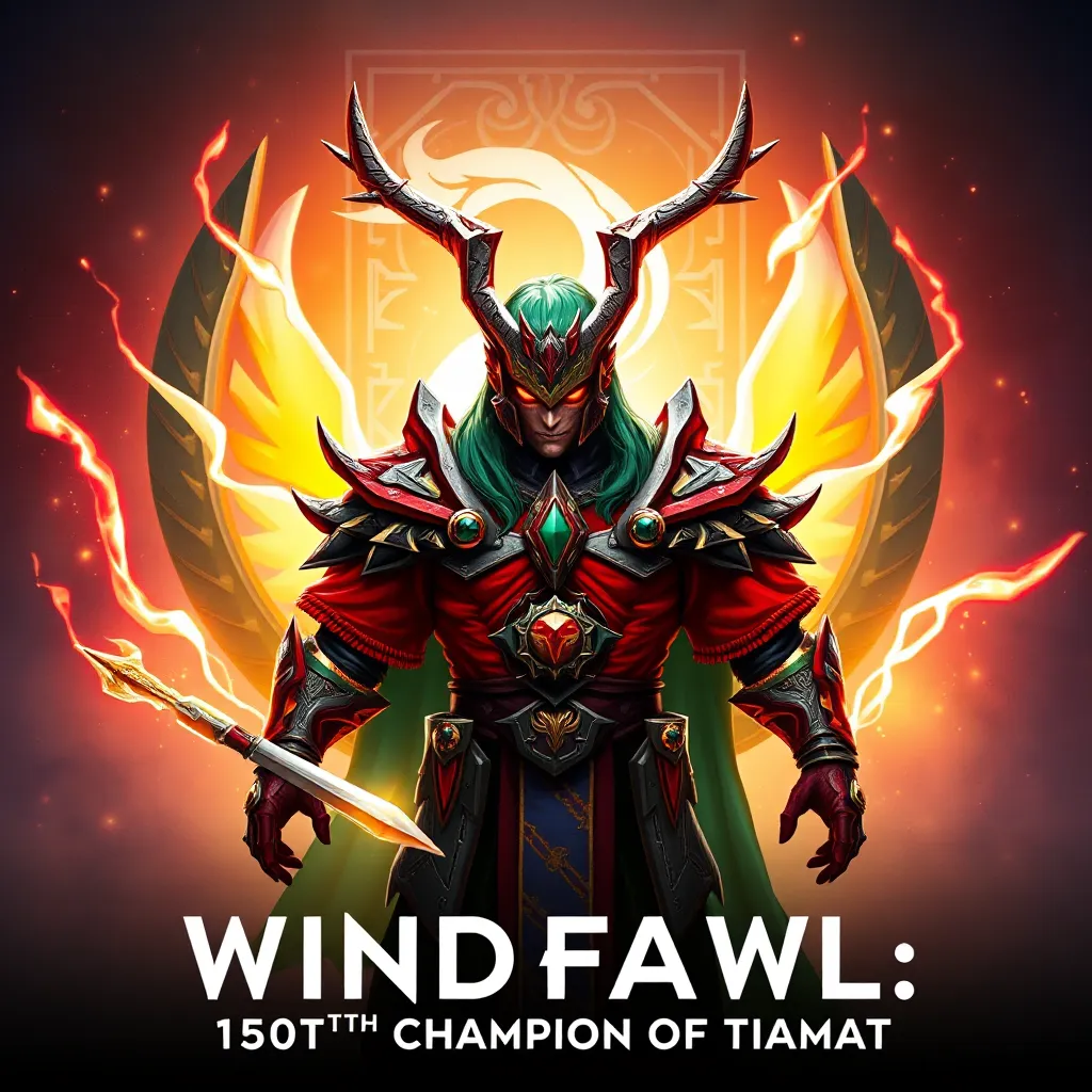 Meet Windfall: The 150th Champion of Tiamat : LevelUpTalk