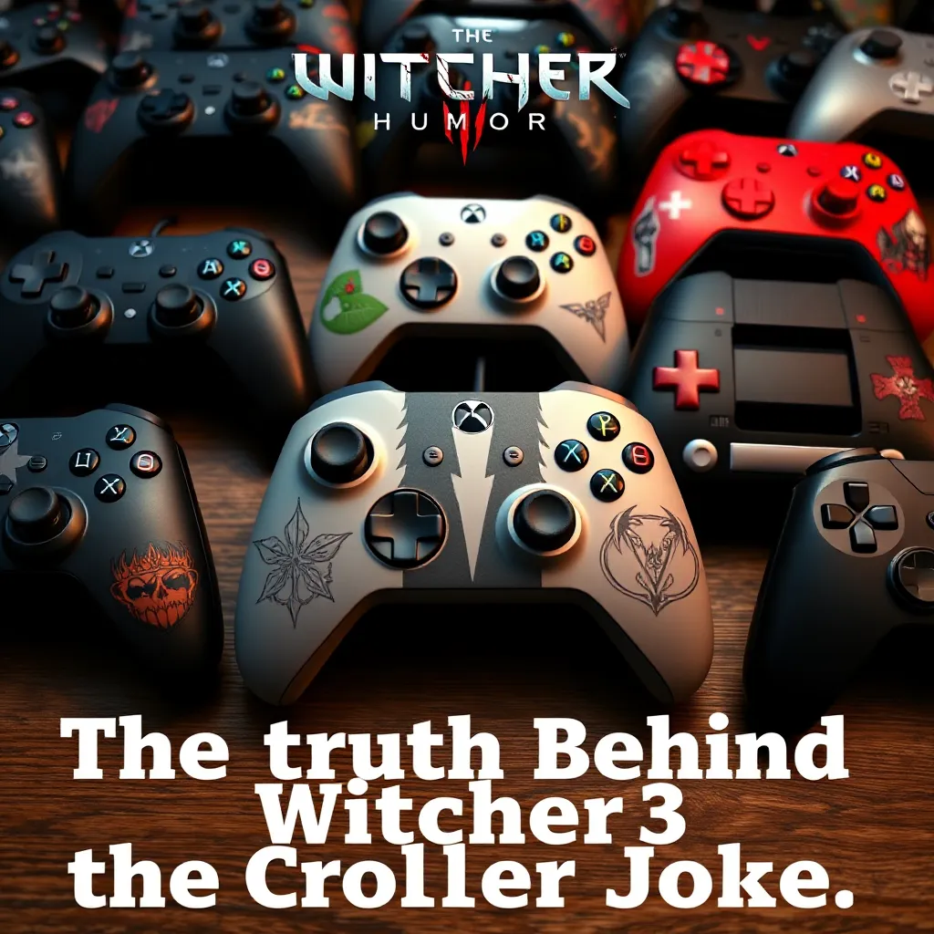 The Truth Behind the Witcher 3 Controller Joke : LevelUpTalk