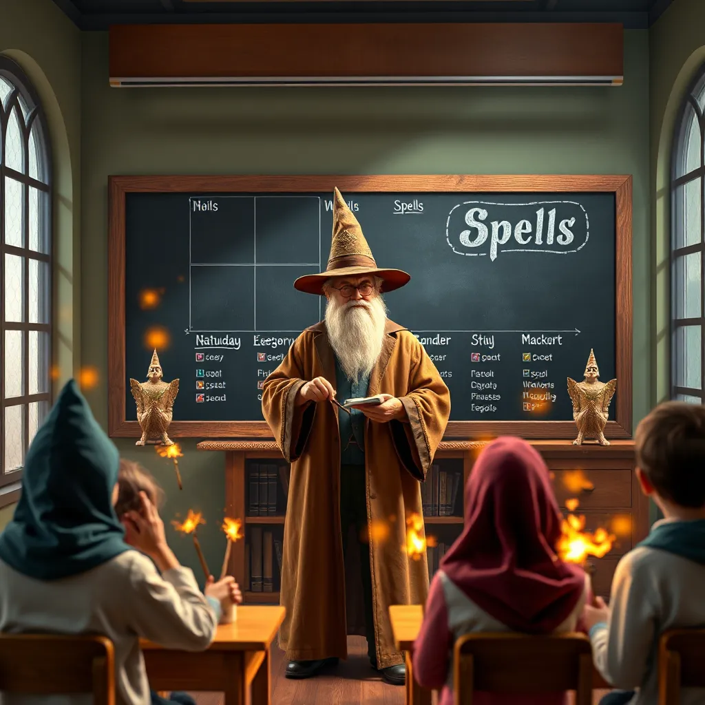 Discover Wizard Spells a Professor Provides for Students : LevelUpTalk
