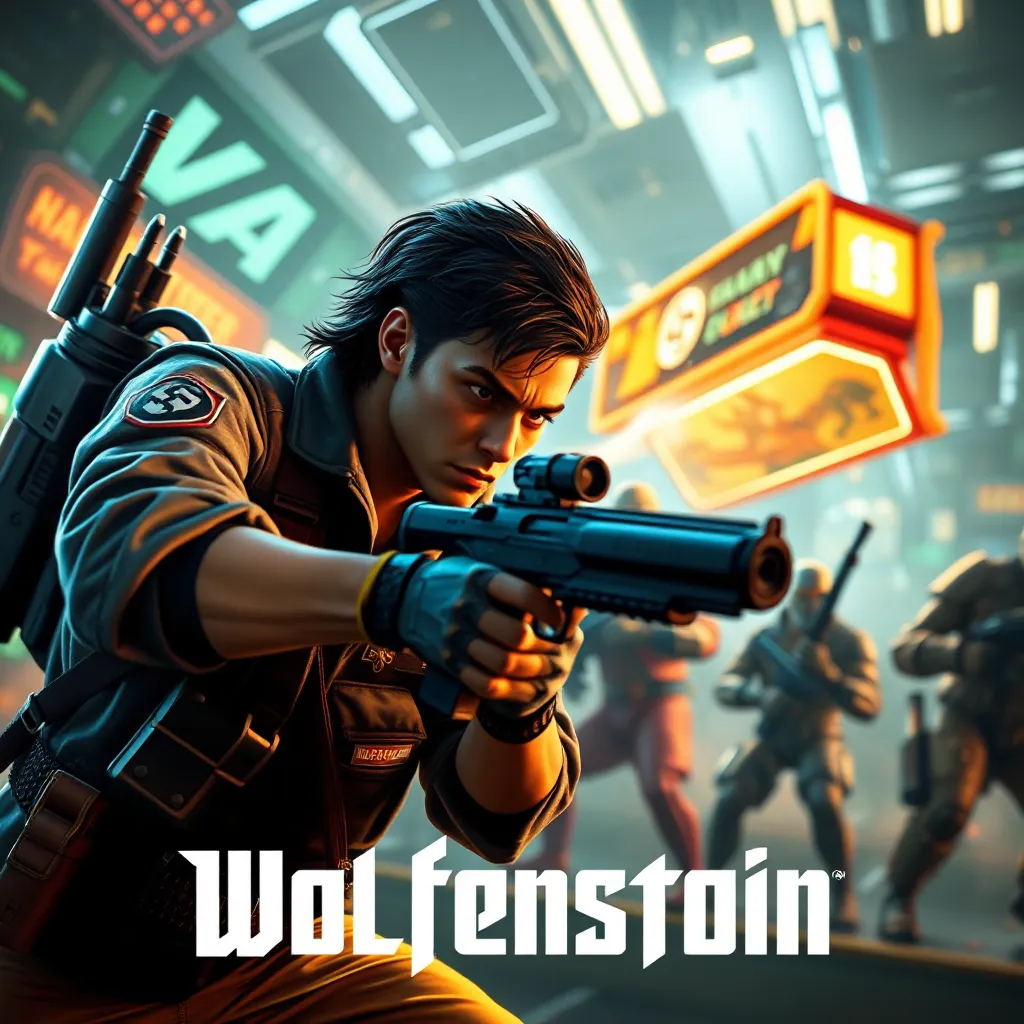Fast-Paced Action in a New Doom-Style Wolfenstein Game : LevelUpTalk