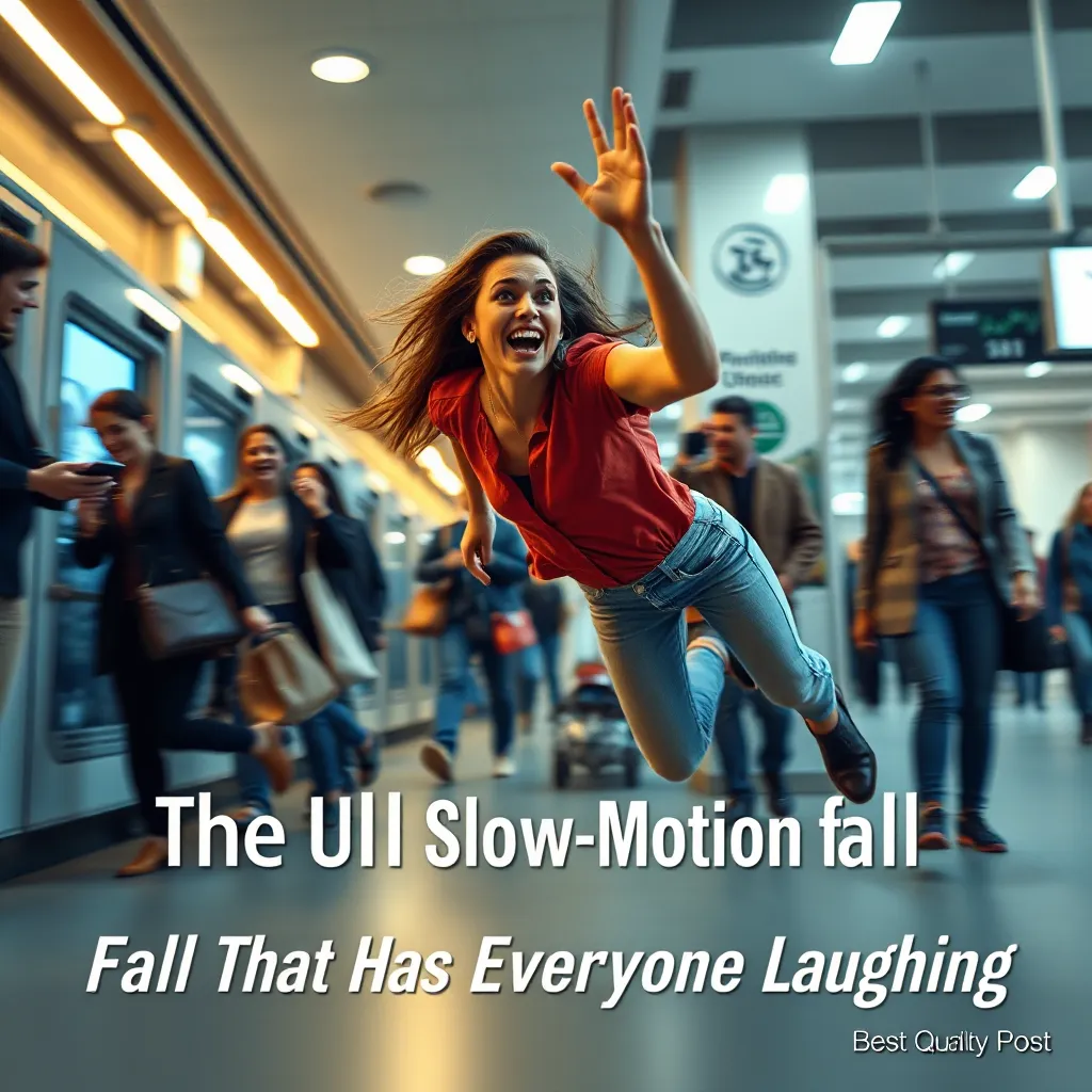 The Hilarious Slow-Motion Fall That Has Everyone Laughing : LevelUpTalk