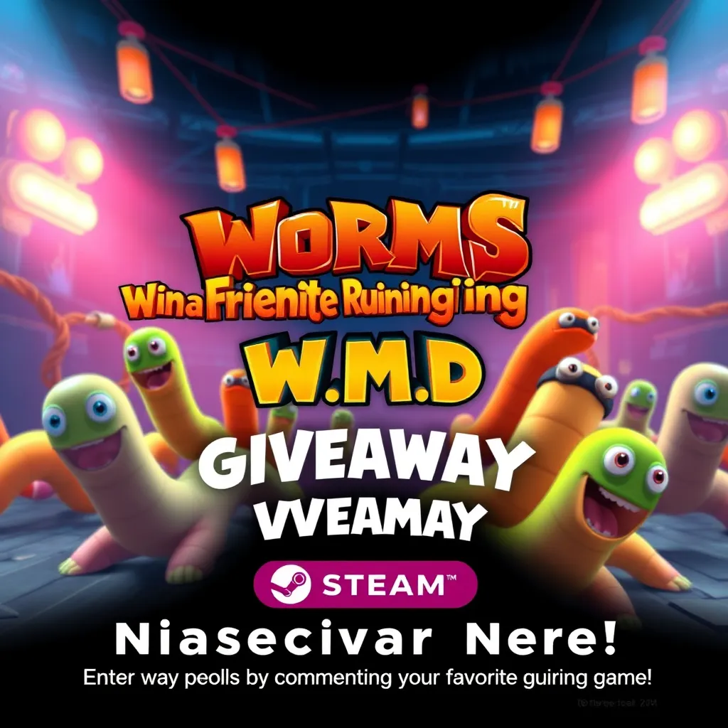 Worms W.M.D Giveaway: Win a Friend Ruining Game! : LevelUpTalk