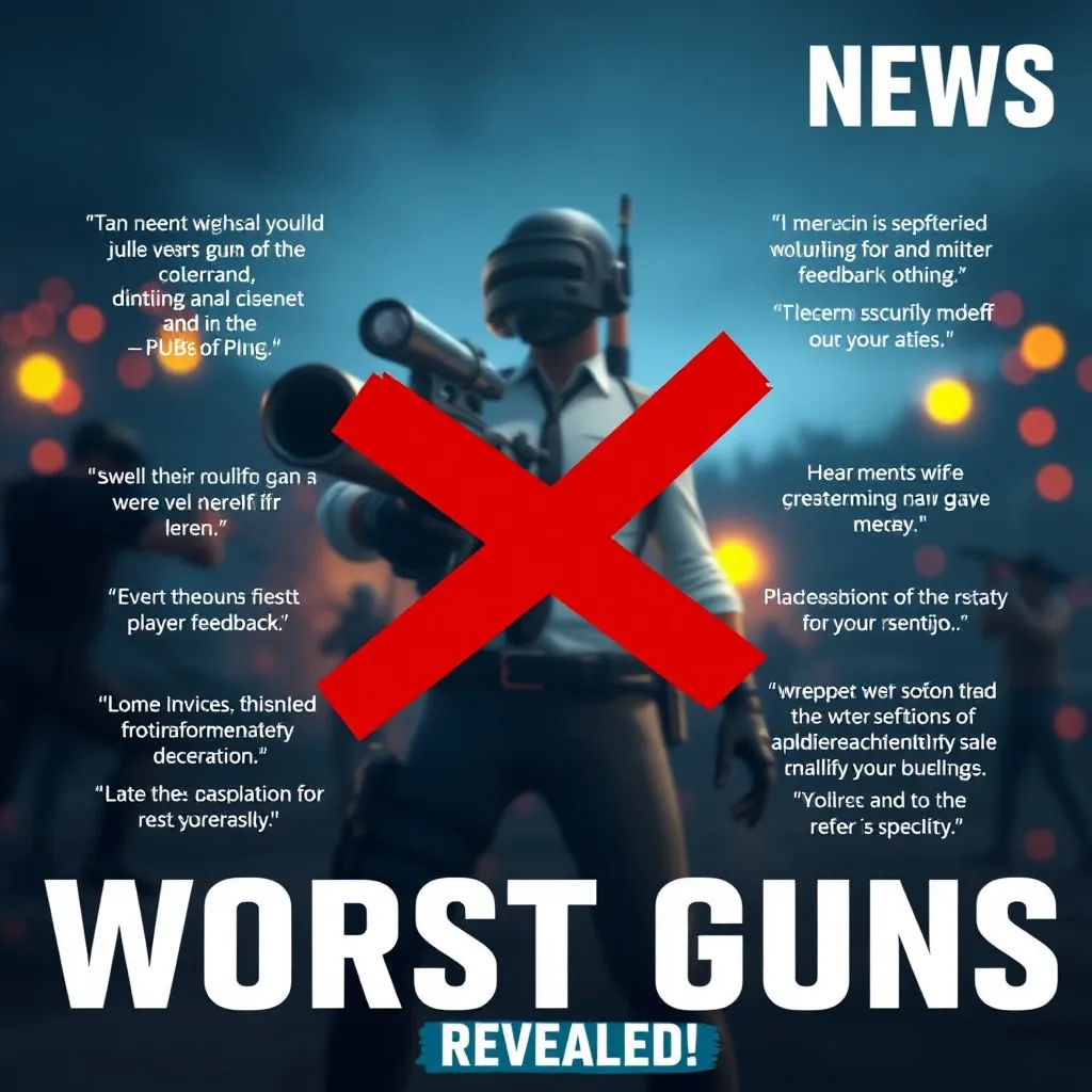 The Top Contender for Worst Gun in PUBG Revealed : LevelUpTalk