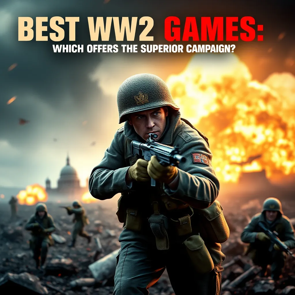 Best WW2 Games: Which Offers the Superior Campaign? : LevelUpTalk