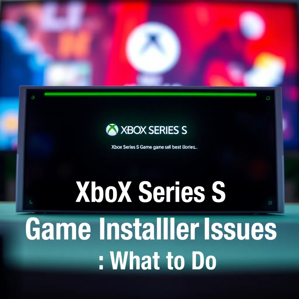 Xbox Series S Game Installation Issues: What to Do : LevelUpTalk