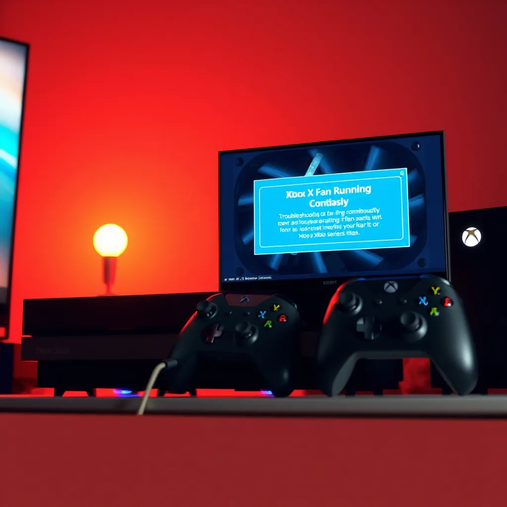 xBox Series X Fan Running Non-Stop: Troubleshooting Tips : LevelUpTalk
