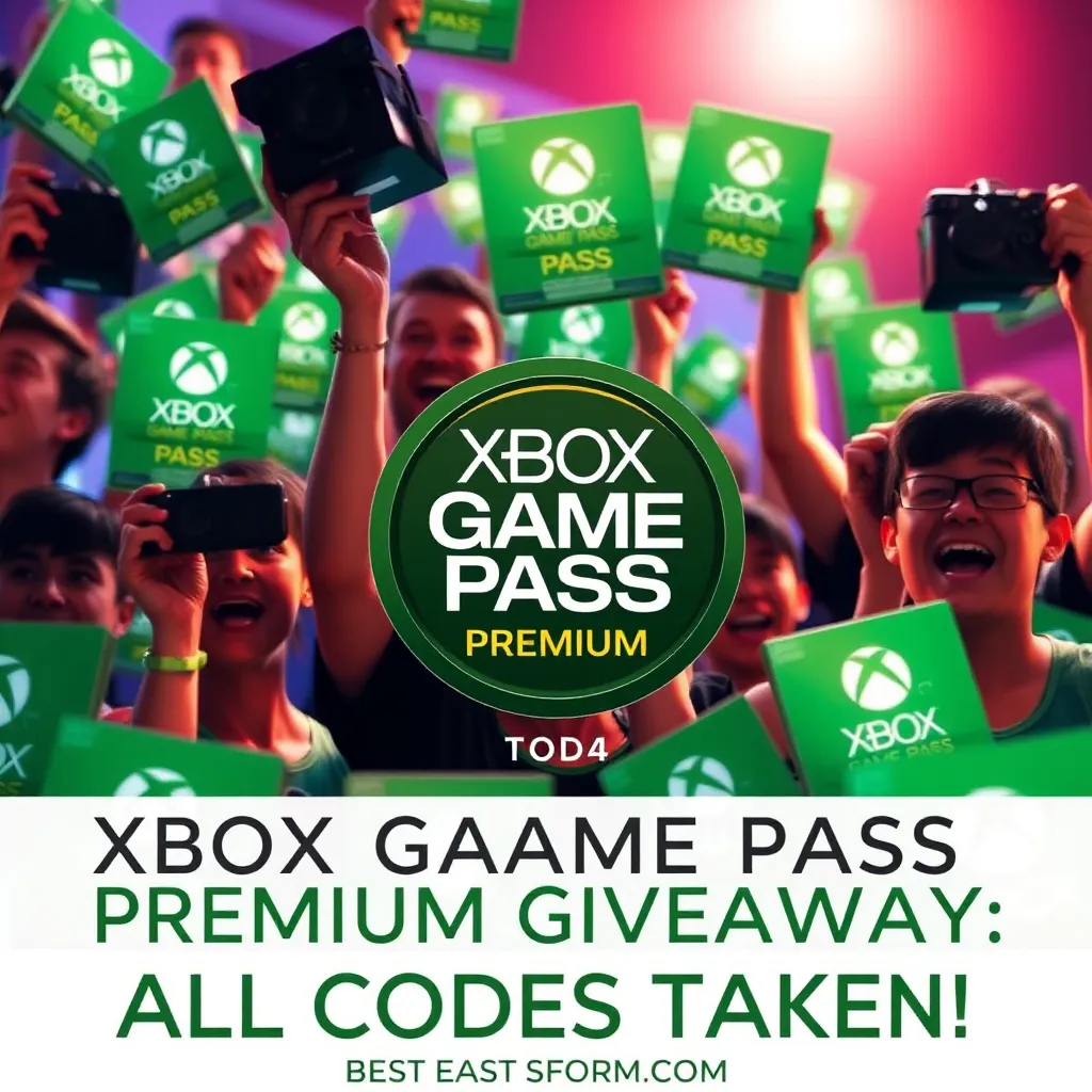 Xbox Game Pass Premium Giveaway: All Codes Taken! : LevelUpTalk
