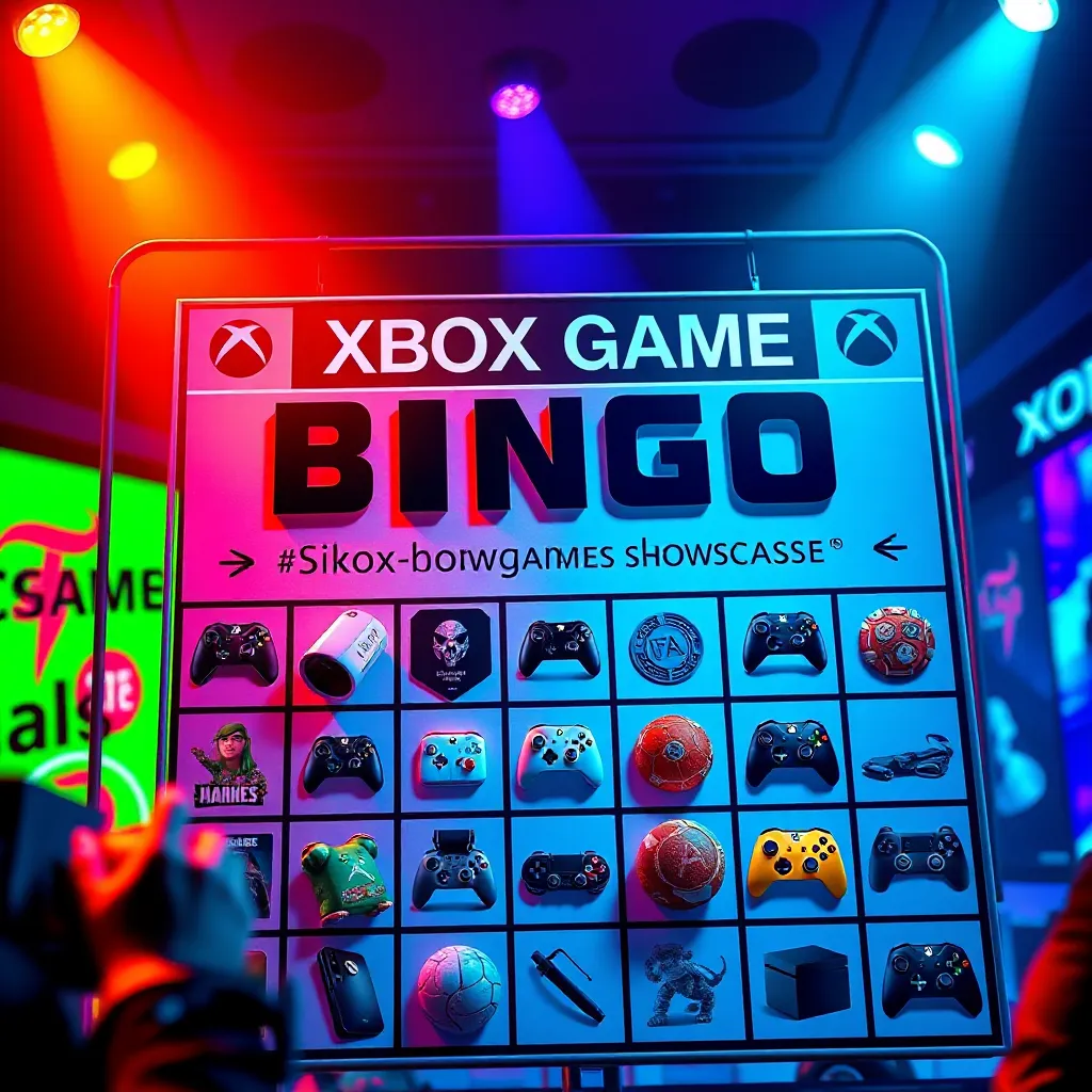 Get Ready for the Xbox Games Showcase Bingo Card 2025 : LevelUpTalk