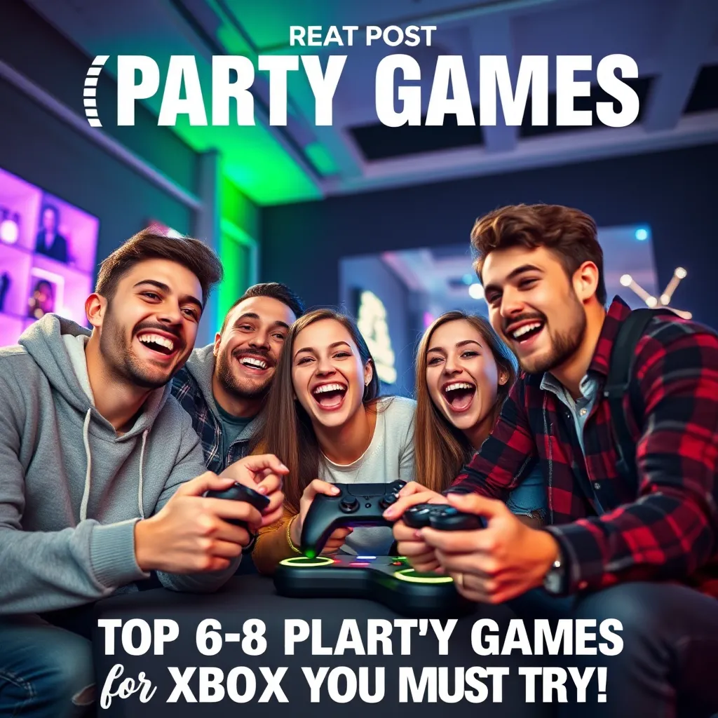 Top 6-8 Player Party Games for Xbox You Must Try : LevelUpTalk